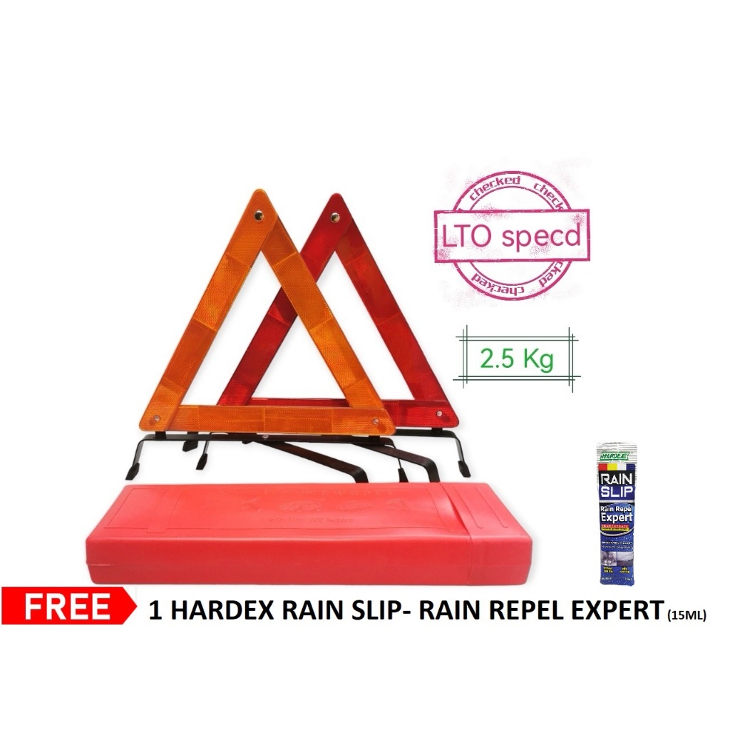 Early Warning Device - EWD (HEAVY DUTY) SET of 2pcs (1pc red and 1pc ...