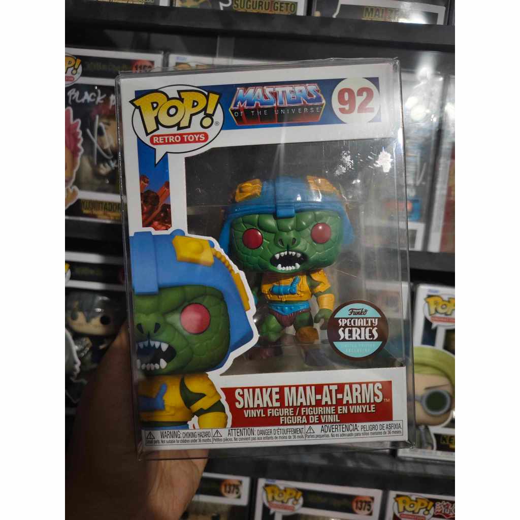 Funko POP! Animation: Master of the Universe - 92 Snake Man-At-Arms ...