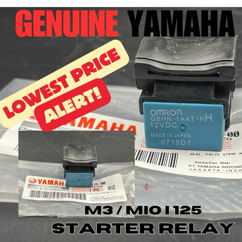 YAMAHA GENUINE OMRON STARTER RELAY FOR MIO I 125 / MIO M3 125 | Shopee ...