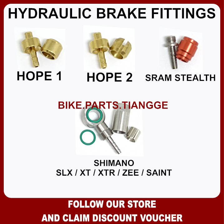 Hydraulic brake olive fittings SHIMANO HOPE SRAM STEALTH A MAJIG SLX XT ...