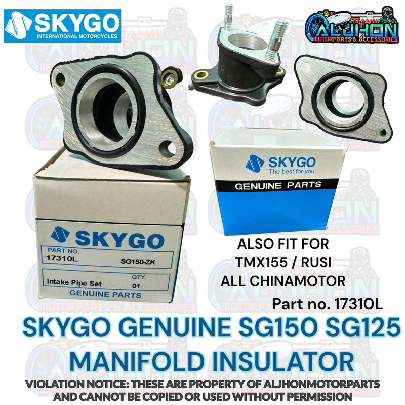 Skygo SG150 SG125 TMX155 MANIFOLD 17310L Intake Pipe Set | Shopee ...