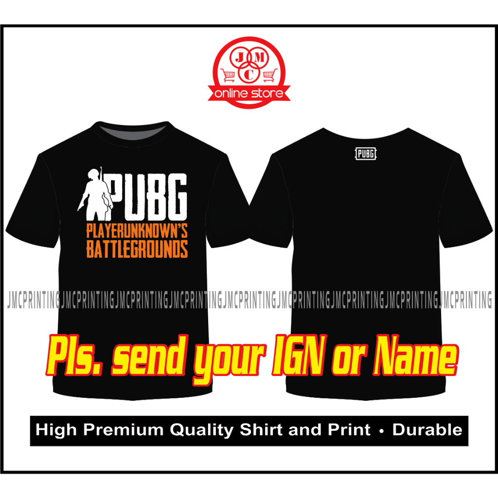 Player Unknown Battlegrounds PUBG Gamer's club T-shirt | Shopee Philippines