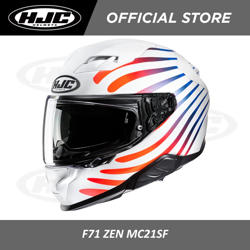 HJC Helmets F71 Zen MC21SF | Shopee Philippines