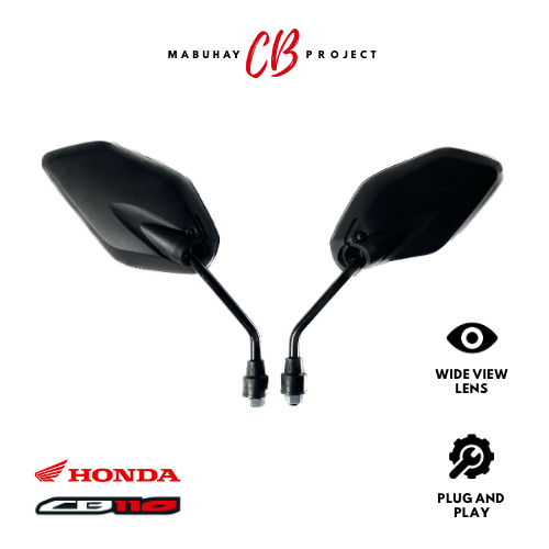 CB110 SIDE MIRROR (LEFT AND RIGHT) | Shopee Philippines
