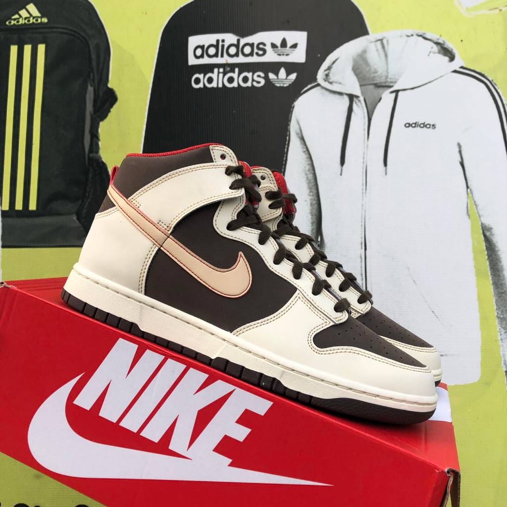 ORIGINAL DUNK HIGH BAROQUE BROWN MEN SNEAKERS | FB8892-200 | Shopee ...