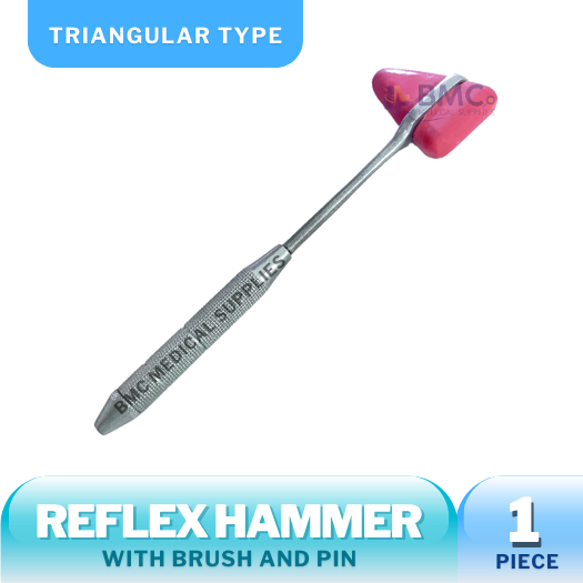 Reflex Hammer with Brush and Pin (Triangular Type) | Heavy Duty ...