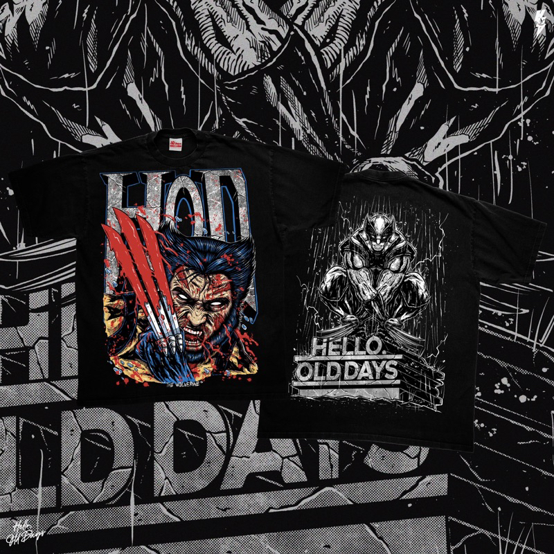 HOD - THE WOLVERINE - WOLVERINE TEE - HELLO, OLD DAYS | Shopee Philippines