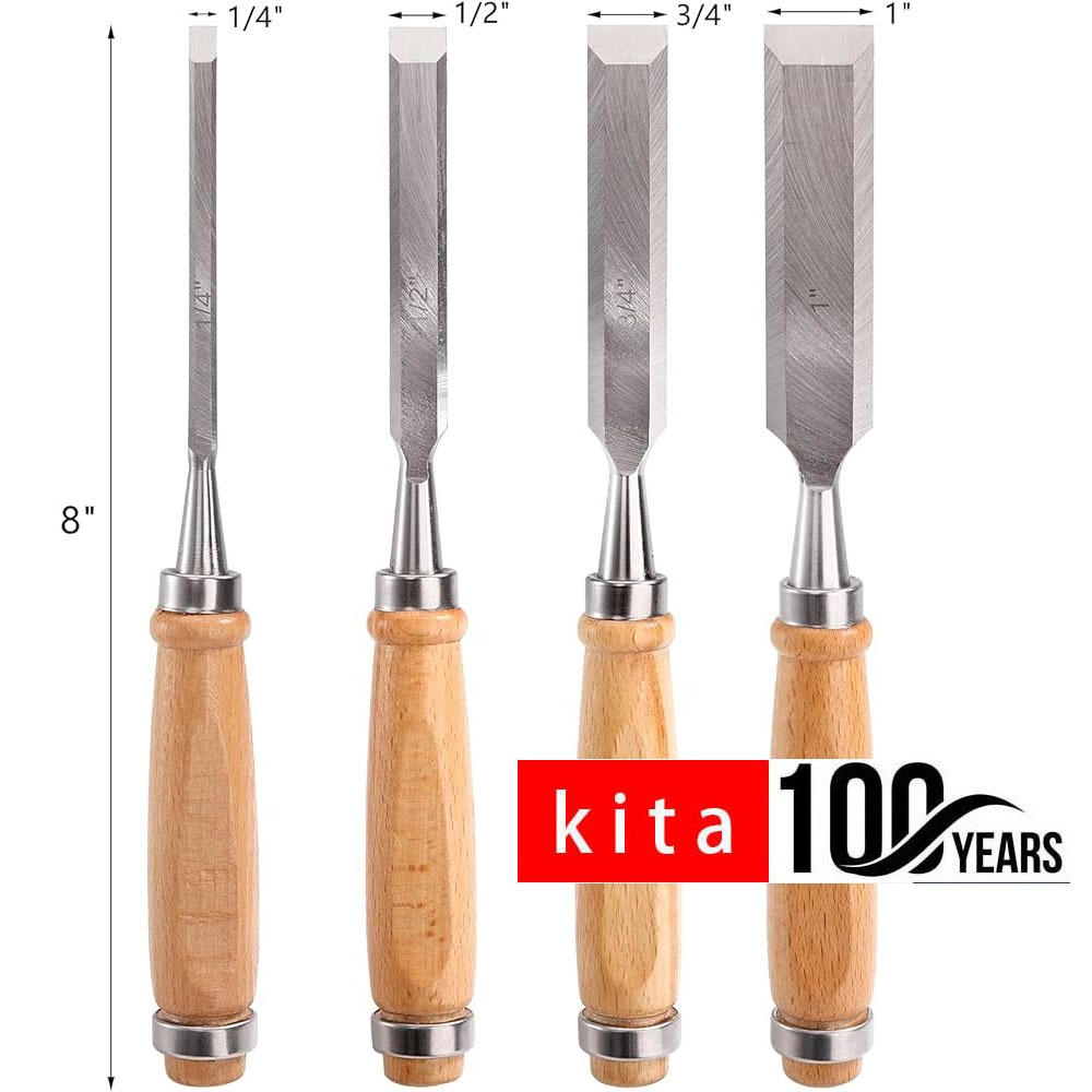4pcs chisel set ~~ Wood Chisel Tool (Flat) | Shopee Philippines