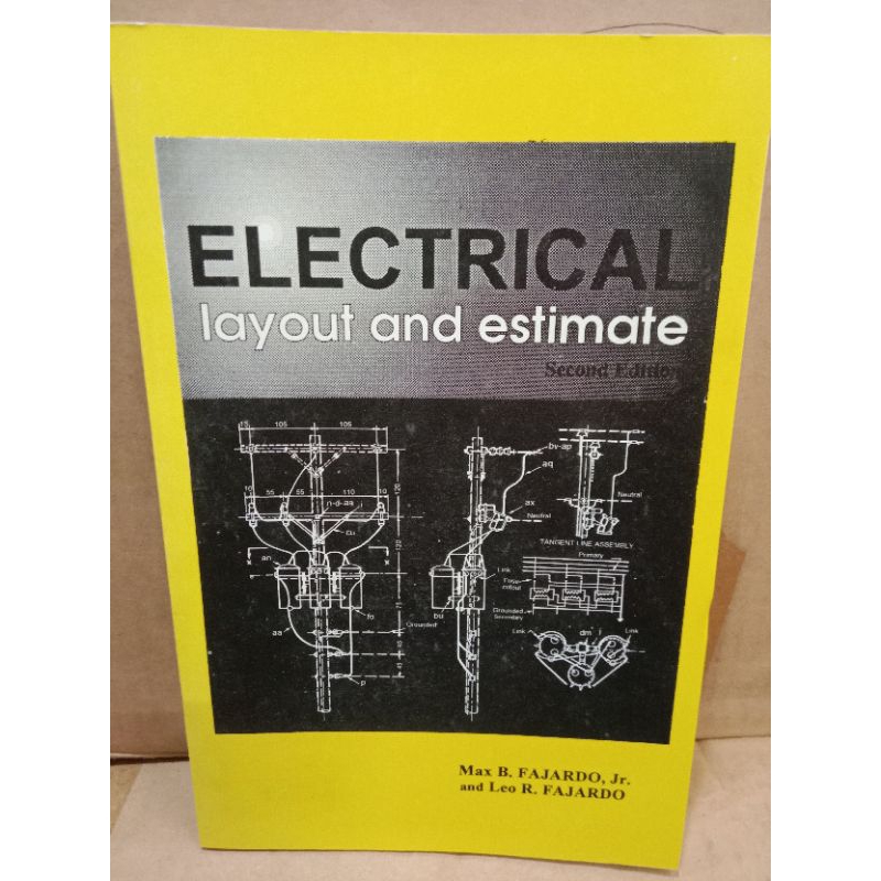 ELECTRICAL LAYOUT AND ESTIMATE 2ND EDITION | Shopee Philippines