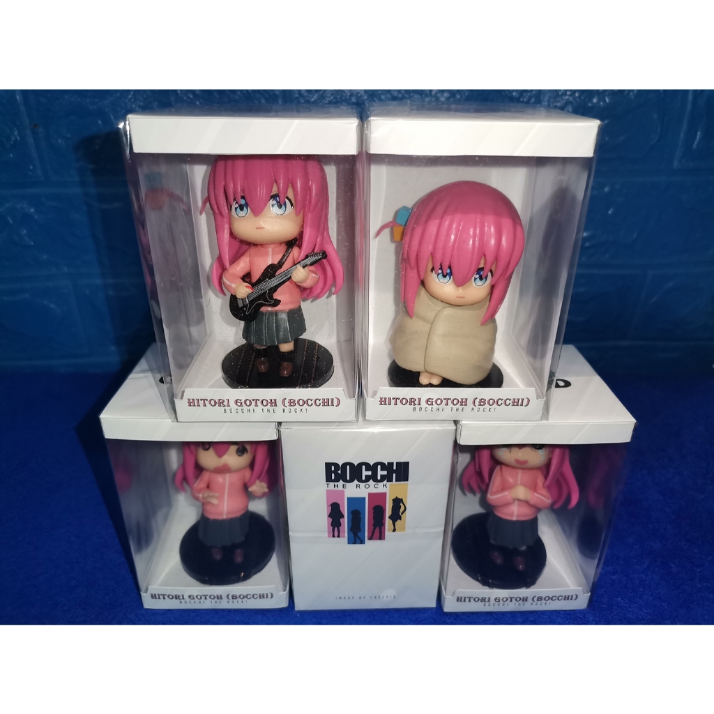 BOCCHI THE ROCK Chibi Figures (with CUSTOM - MADE DISPLAY BOX) | Shopee ...