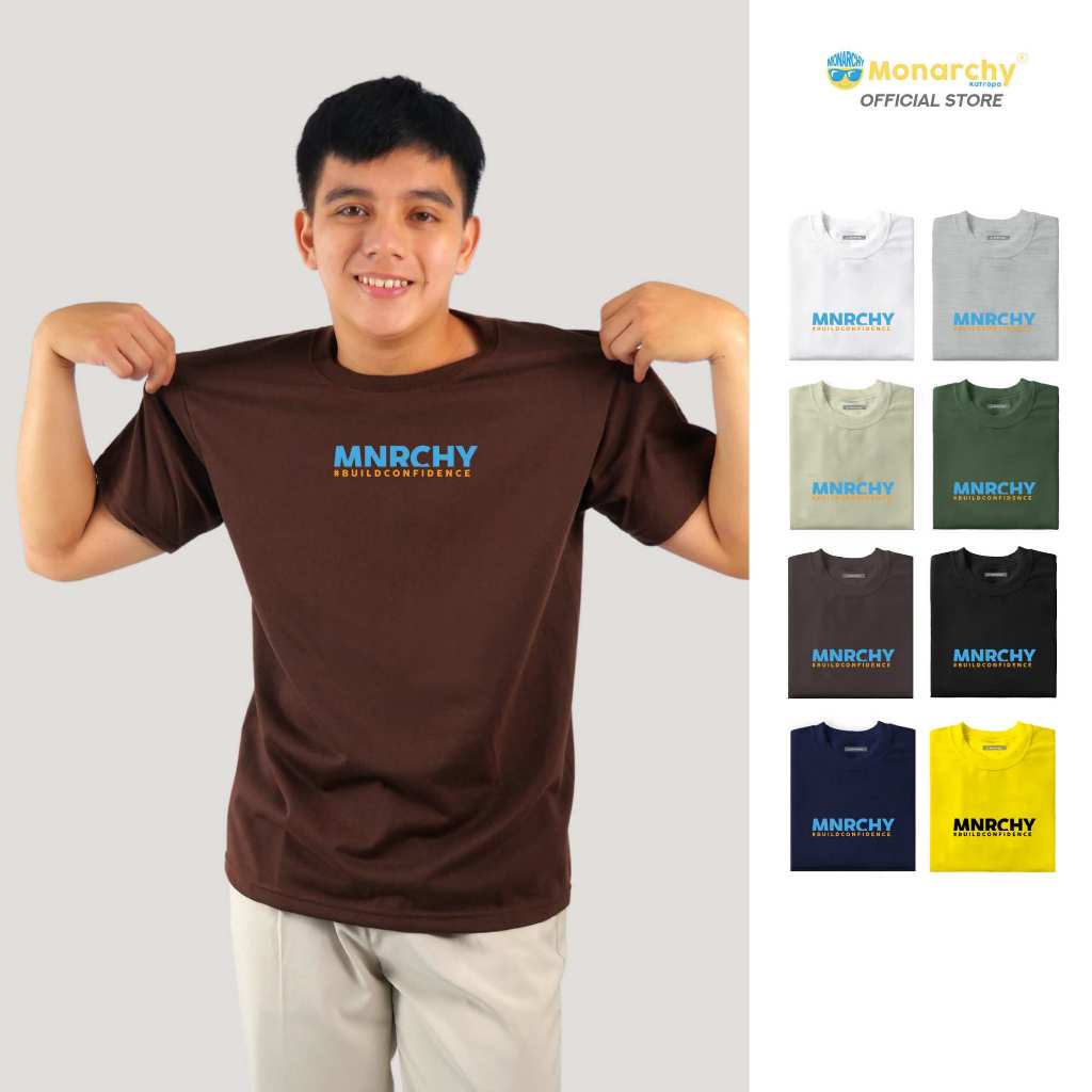 Monarchy Official Logo Tee Vol.6 MNRCHY Blue and Yellow T-Shirts For ...