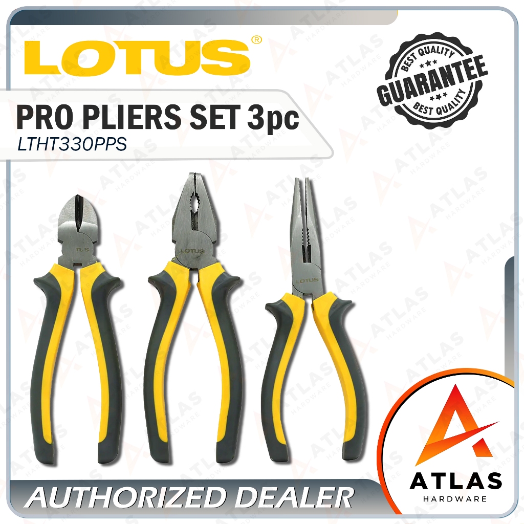 Lotus Pro PLIERS SET 3PC LTHT330PPS | Shopee Philippines