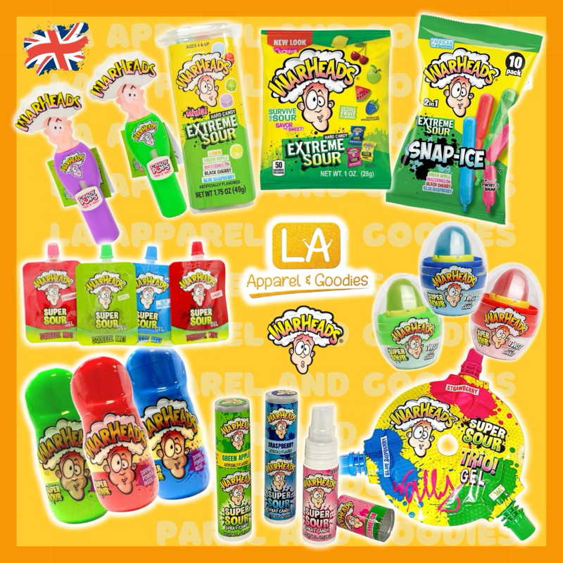 Warheads Super Sour Candy Gel and Powder from UK | Shopee Philippines