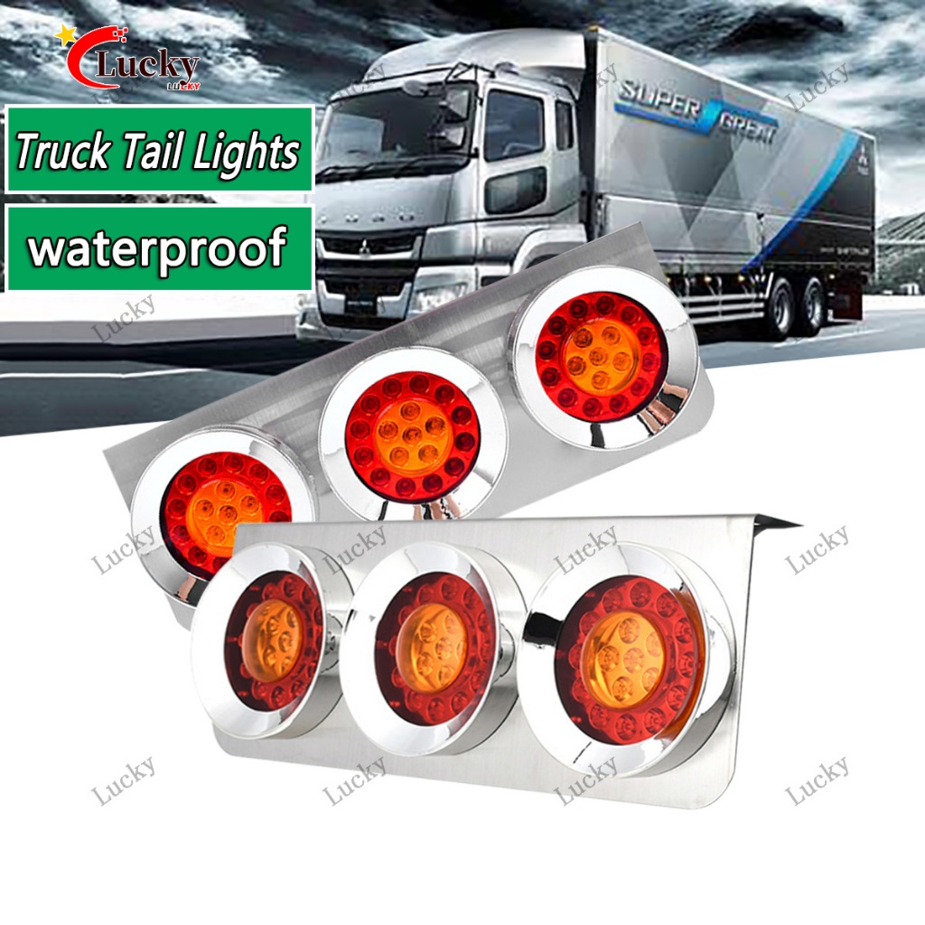 Lucky 24V LED 3 slots Isuzu/Fuso Truck Trailer Highlight Tail Light ...
