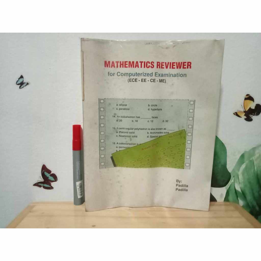 Mathematics Reviewer - For Computerized Examination in ECE-EE-CE-ME ...
