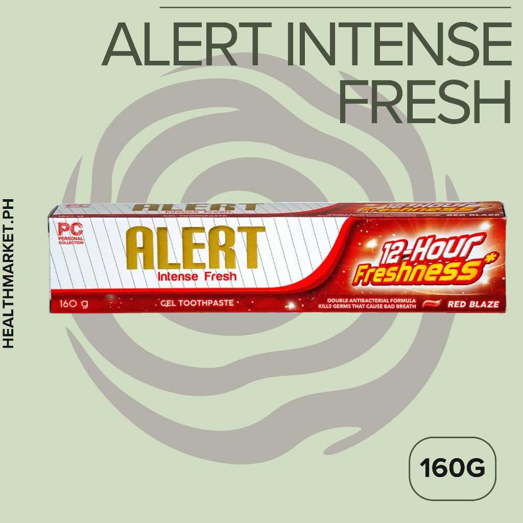 Personal Collection Alert Intense Fresh Red Blaze Gel Toothpaste 160g ...