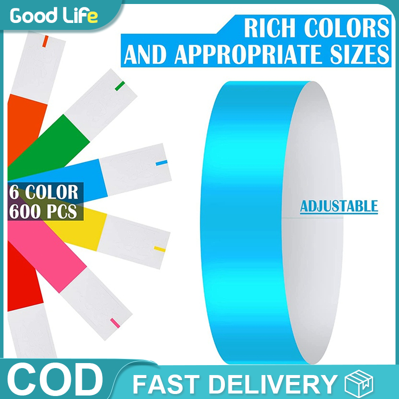 600pcs disposable events wristband sticker waterproof wrist party ...