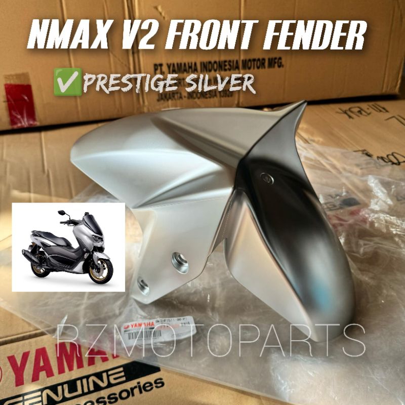 NMAX V2 FRONT FENDER / TAPALUDO (PRESTIGE SILVER) | Shopee Philippines