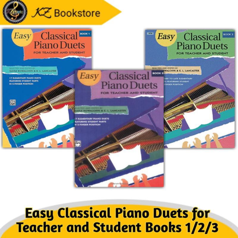 Easy Classical Piano Duets for Teacher and Student, Book 2 (Alfred ...