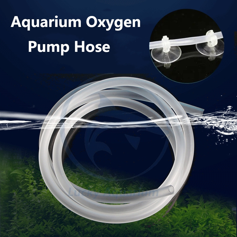 Aquarium oxygen pump hose Silicone air hose Air bubble stone fish tank oxygen pump pipe | Shopee ...