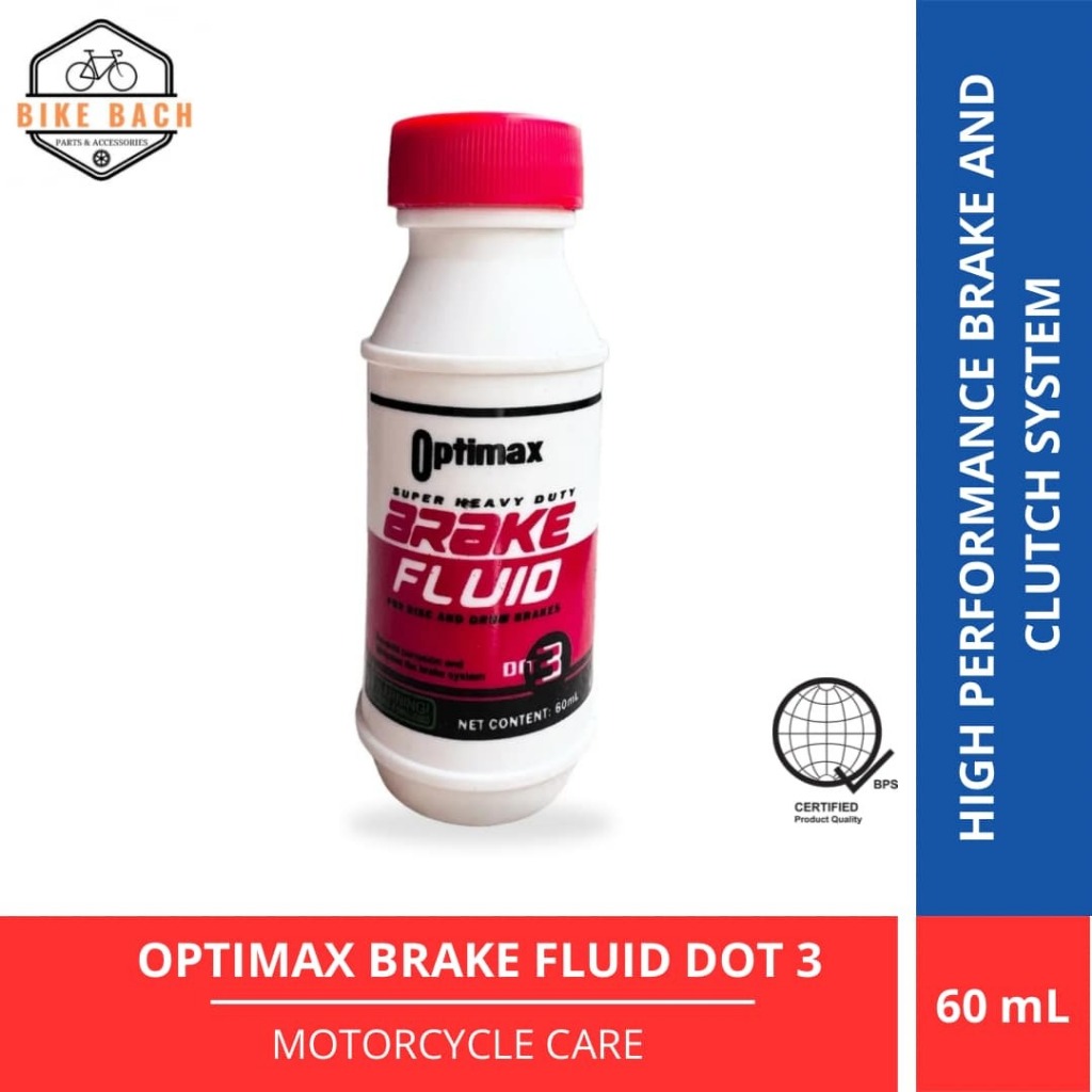 OPTIMAX SUPER HEAVY DUTY BRAKE FLUID FOR DISC AND DRUM BRAKES DOT 3 ...