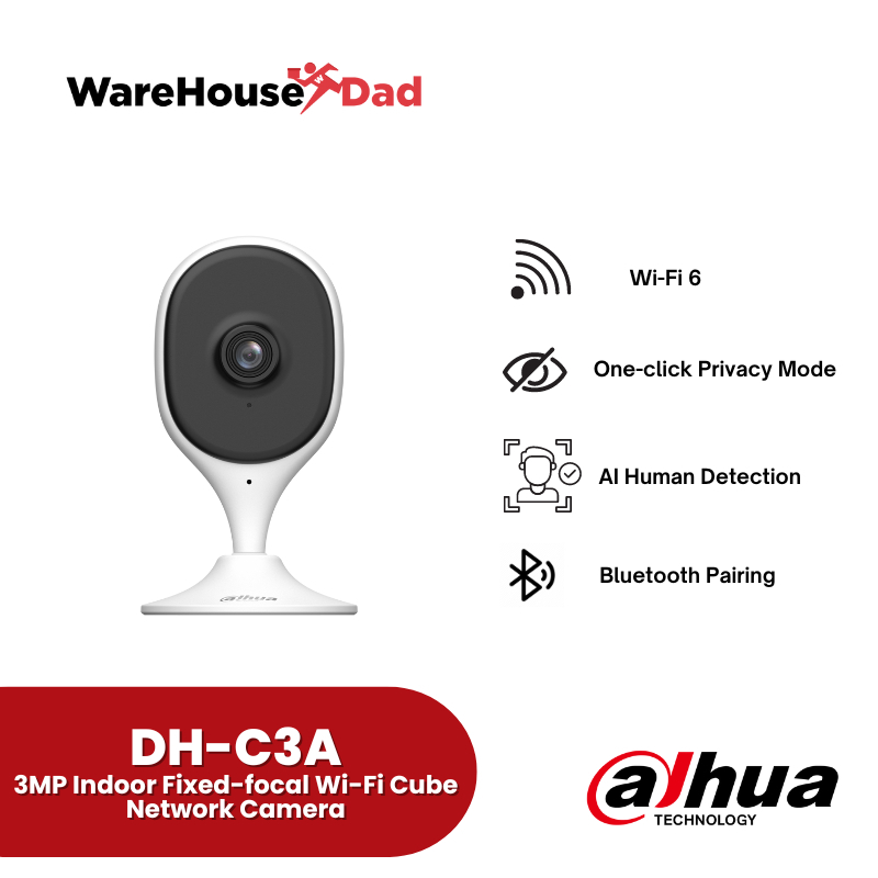 Dahua Cube A1 (DH-C3A) 3MP Indoor Fixed-focal Wi-Fi Cube Network Camera | Shopee Philippines