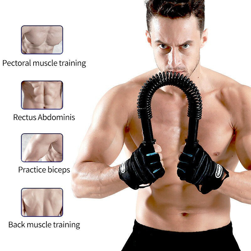 Happymall Power Twister Resistance Bend Bar Spring Arm Strength Hand ...