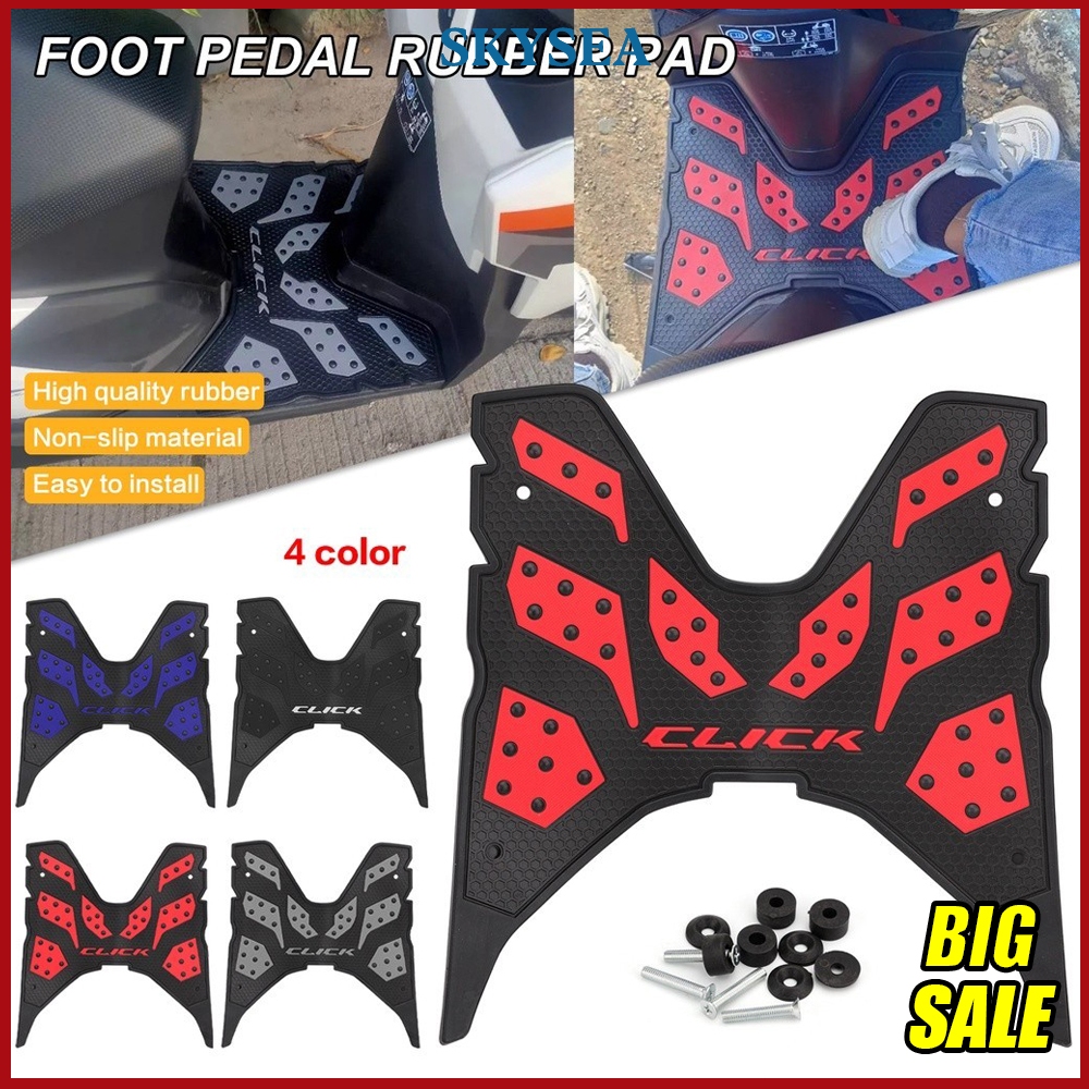 HONDA CLICK 125i /150i Footboard Rubber Matting With Bolts For CLICK V1 ...