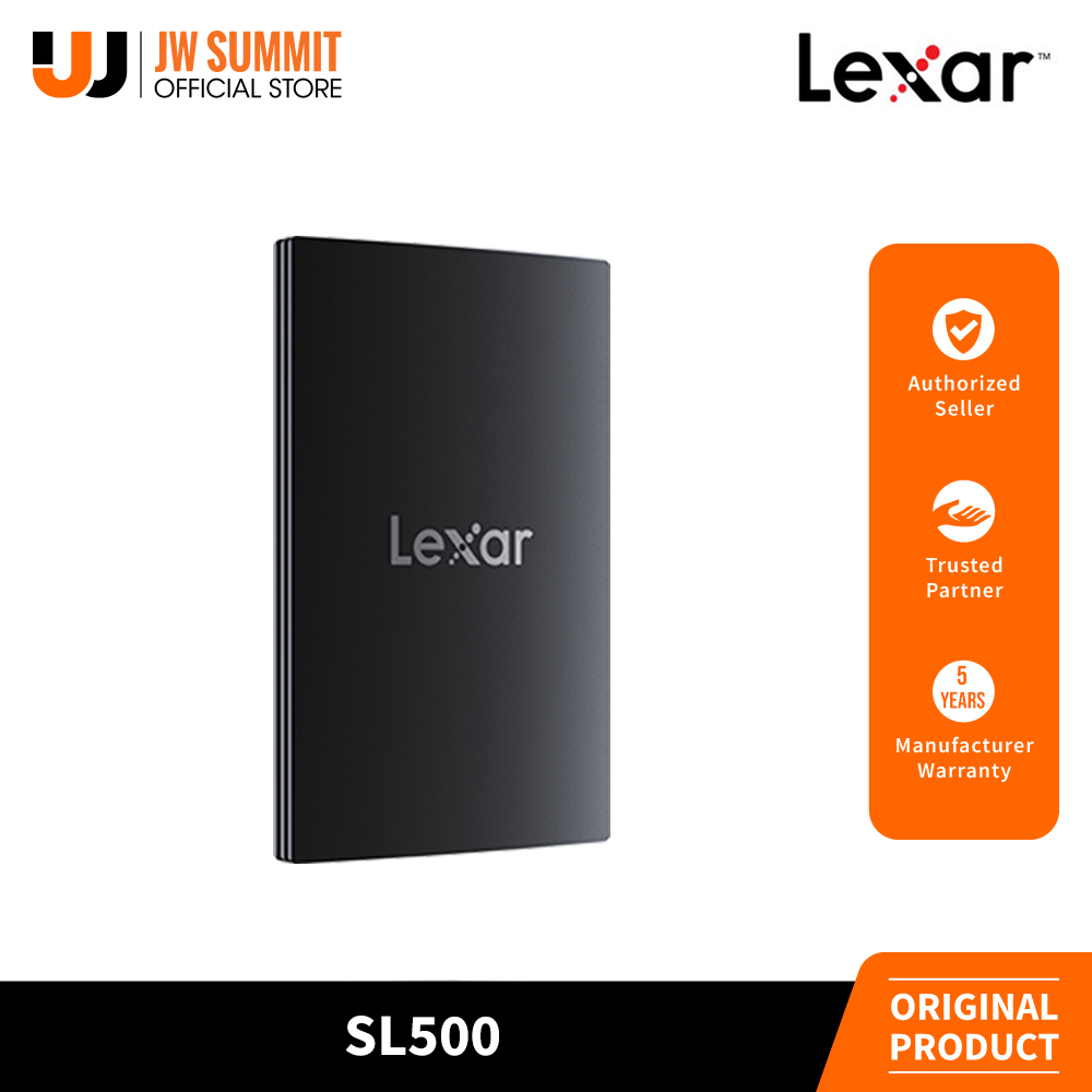 Lexar SL500 1TB/2TB USB 3.2 Gen 2x2 Portable SSD Solid State Drive with ...