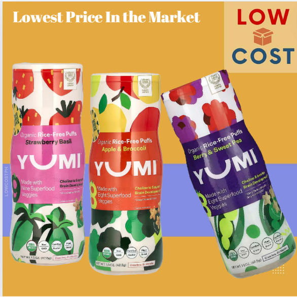 LowCostPH| Yumi, Organic Rice-Free Puffs, 8+ Months, 1.5 oz Organic ...