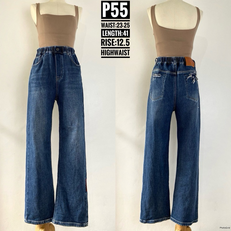 8 denim pants, wideleg pants, baggy pants, mom jeans, tattered jeans ...