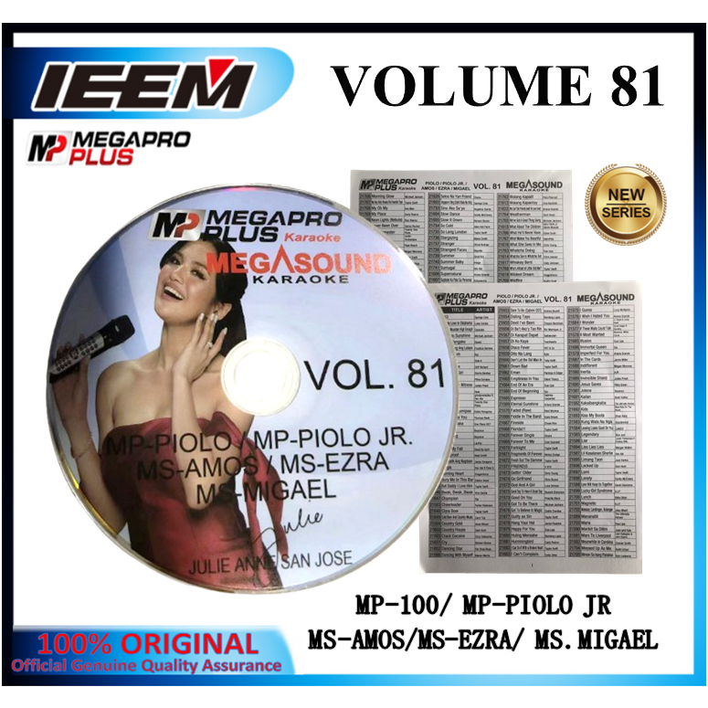 MEGAPRO PLUS UPDATED CD VOL.81 latest FOR ONLY MP-100,MP-100JR,MS-AMOS ...