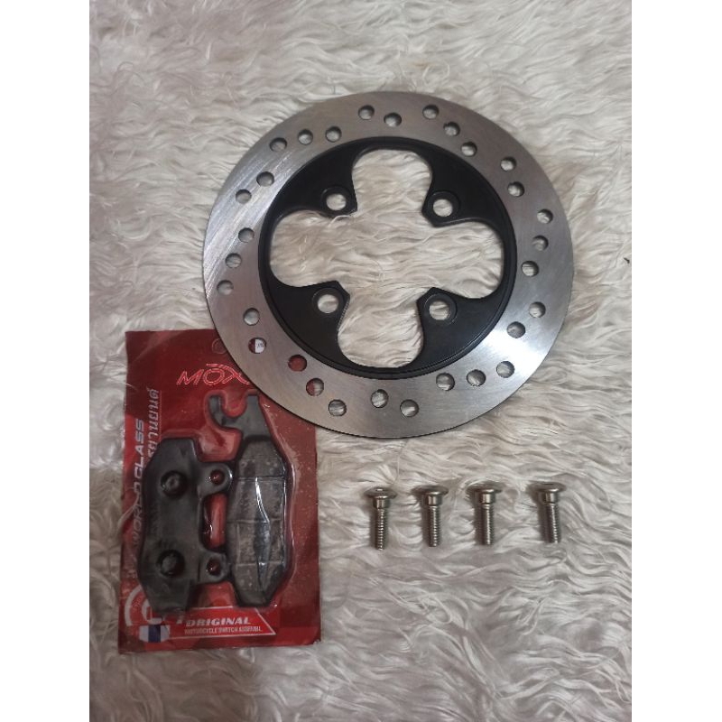 KEEWAY RKS 150 EVO / RKS 150 SPORT REAR / LIKOD DISC PLATE W BRAKE PAD ...
