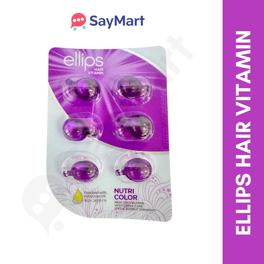 ELLIPS HAIR VITAMIN NUTRICOLOR 6ML | Shopee Philippines