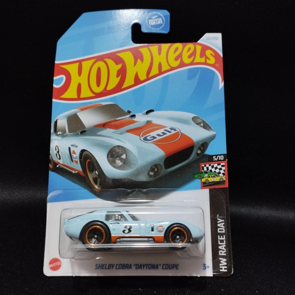 Hot Wheels Shelby Cobra Daytona Coupe (Powder Blue - Gulf) HW Race Day ...