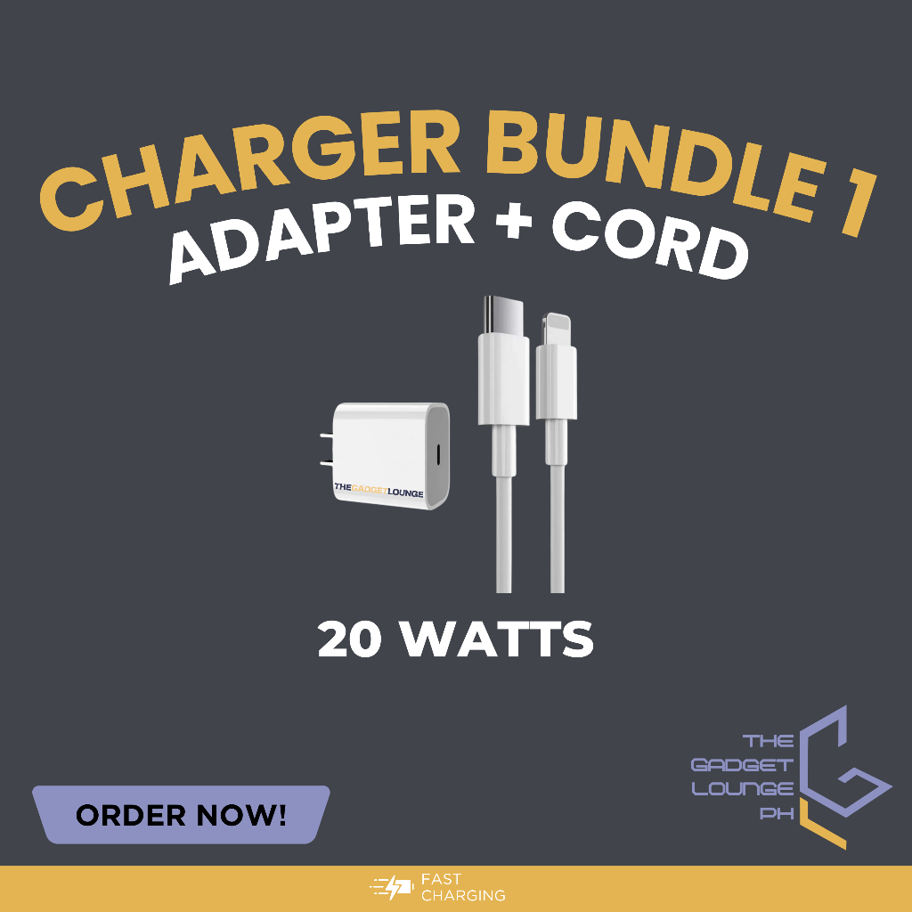 20W BUNDLE CHARGER (ADAPTER AND CORD INCLUDED) | Shopee Philippines