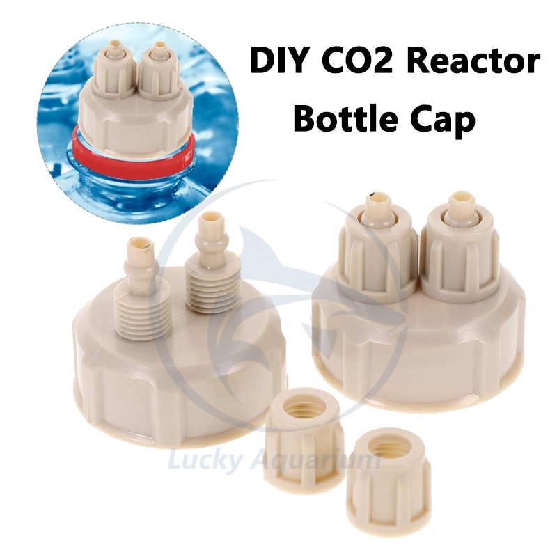 Aquarium DIY CO2 generator bottle cap Carbon Dioxide reactor Co2 bottle ...