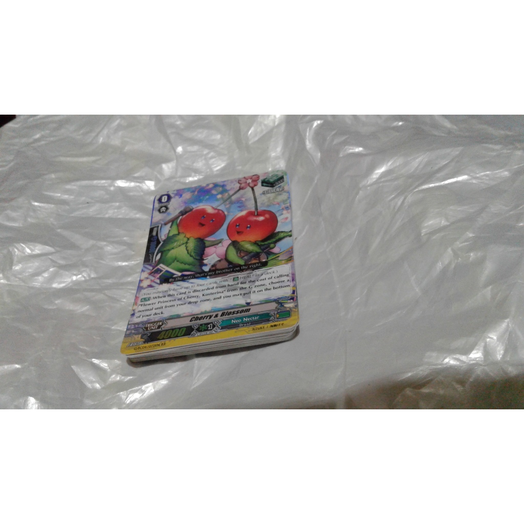 CHERRY BLOSSOM CARD VANGUARD 1 ONE PIECE TCG ORIGINAL USED PLAYED DECK ...