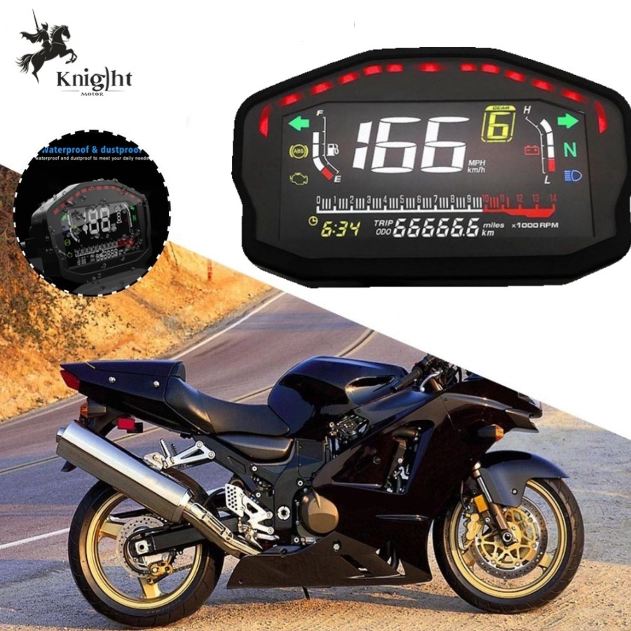 DUCATI Motorcycle Digital Dash Digital Panel LED LCD Speedometer ...