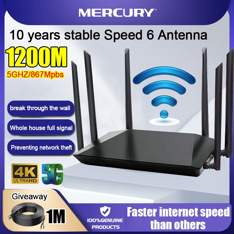 Speed reaches 1200Mbps ups for wifi router 5g internet wireless router ...