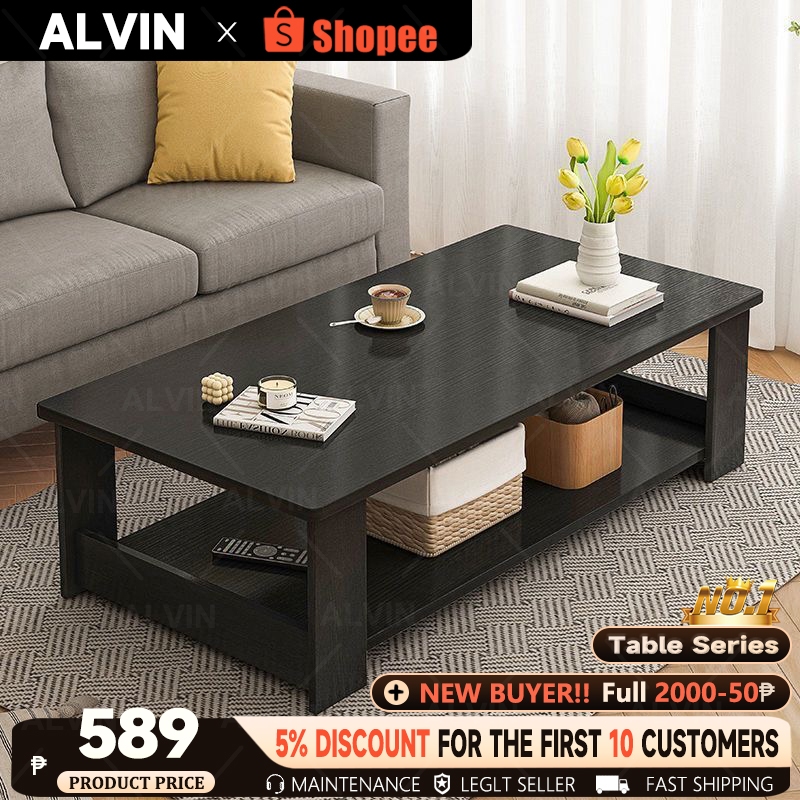 ALVIN Tea Table Sofa Table Sofa Living Room Center Table【 80*40*42cm ...