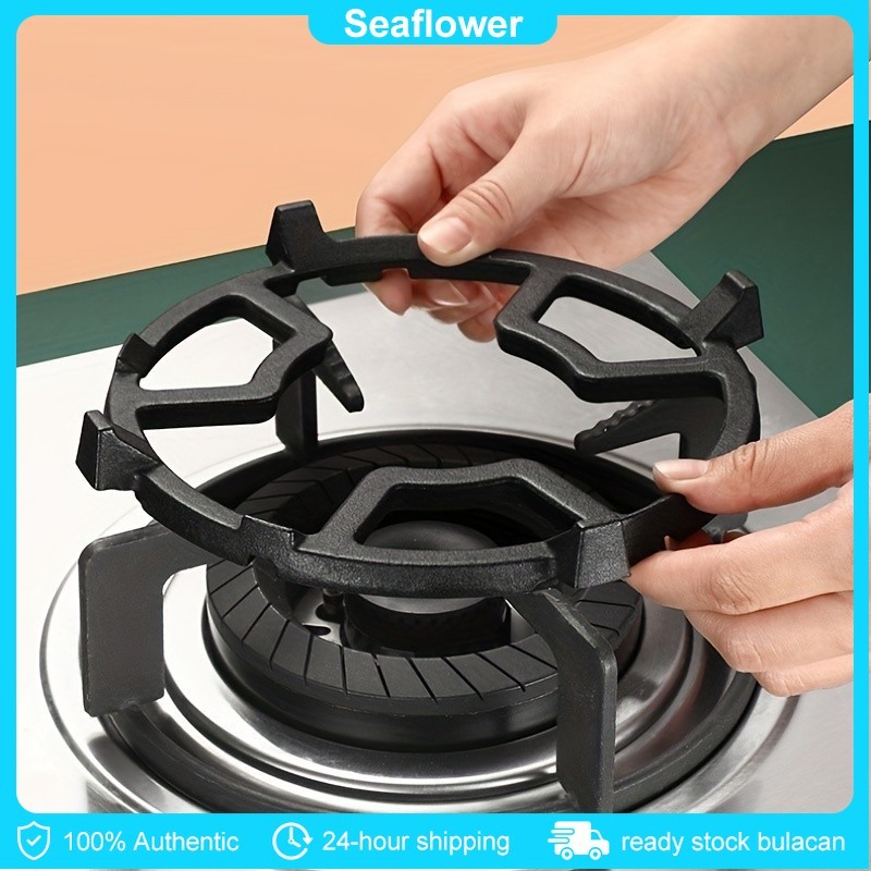 Universal gas anti-slip stove rack cast iron wok support rack gas stove ...