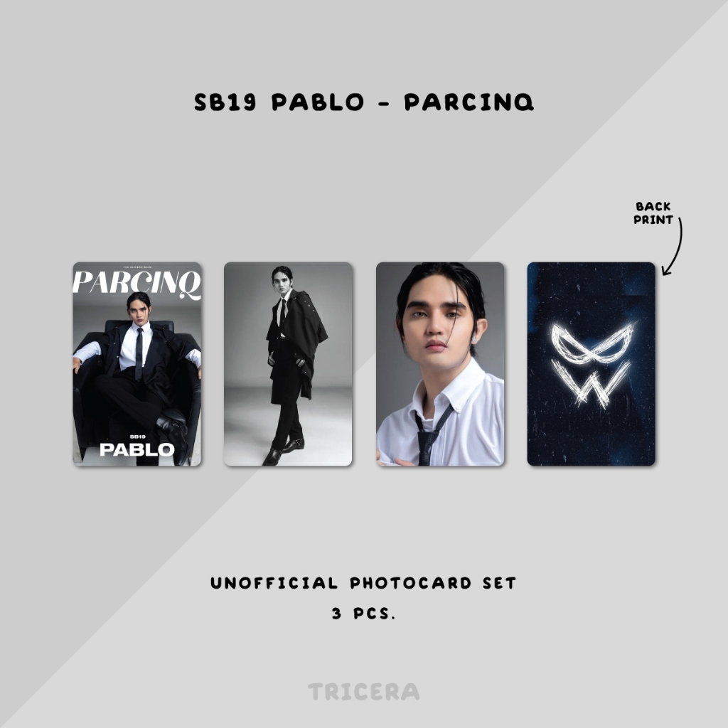 SB19 Pablo Unofficial Photocard Set - Alon - Laon - Una - Determinado ...