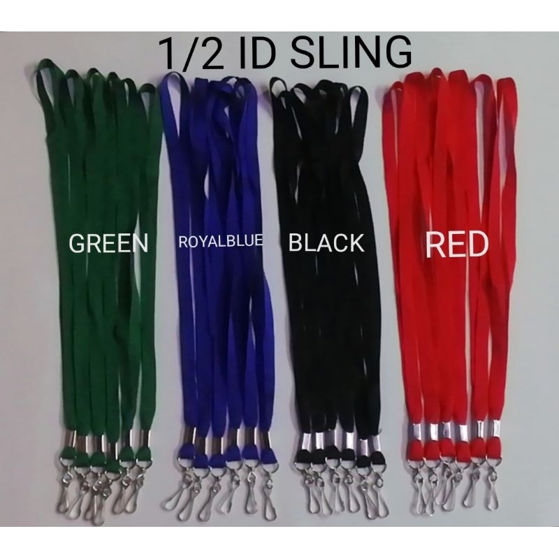 1/2 Printable Id Lace, Lanyard 10 pcs. ID Sling | Shopee Philippines