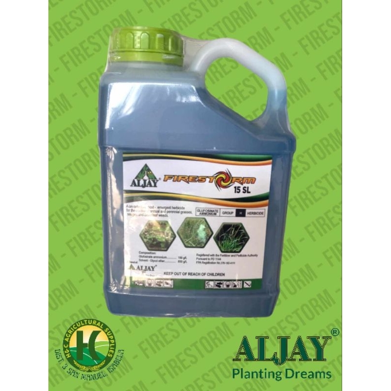 FIRESTORM 15SL Glufosinate Herbicide 4 Liters by ALJAY | Shopee Philippines
