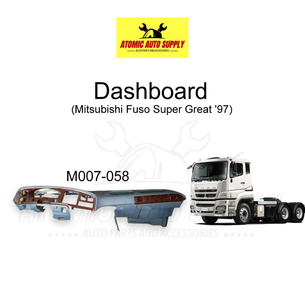 DASHBOARD FOR MITSUBISHI FUSO SUPER GREAT TRUCK '97 MODEL (M007-058) SOLD PER PIECE | Shopee ...