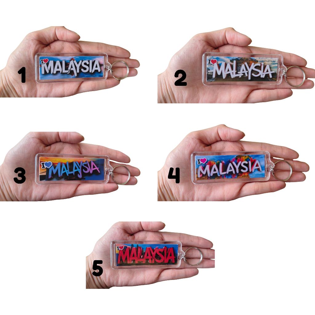 MALAYSIA RECTANGLE KEYCHAIN DESIGN | Shopee Philippines