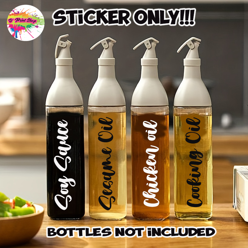 STICKER LABELS FOR CONDIMENTS | Shopee Philippines