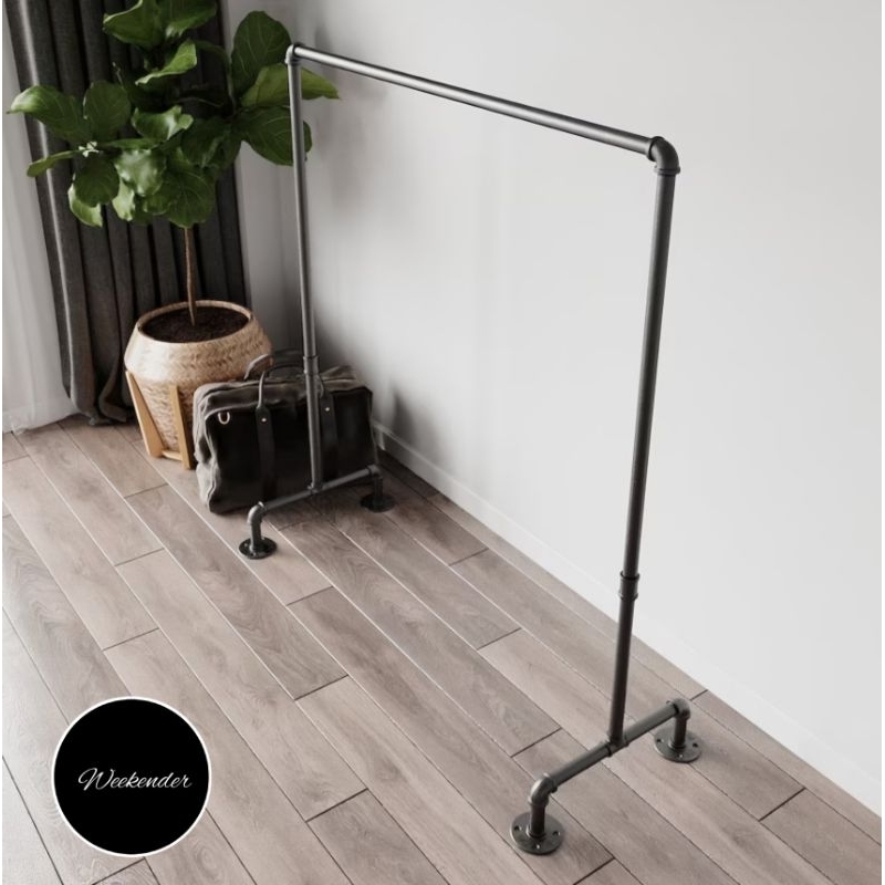 Heavy Duty Industrial Hanger Rack 1/2 Black Powder Coated | Shopee ...