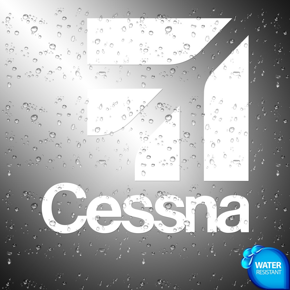 Cessna Sticker | 4 inches Decals | Water Resistant | Cut out | Shopee ...